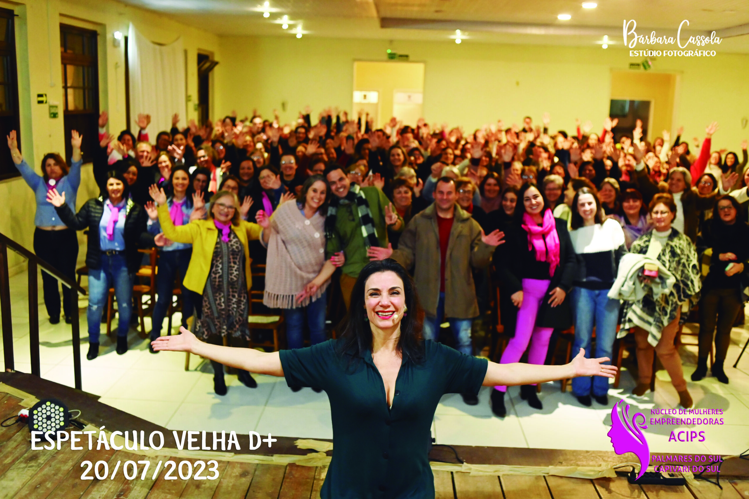 Espetáculo Velha D+ foi sucesso de público em Palmares do Sul